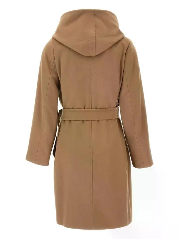 Max Mara Wool Double-breasted Coat - Brown