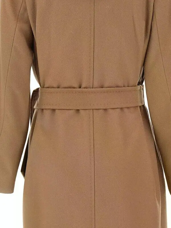 Max Mara Wool Double-breasted Coat - Brown
