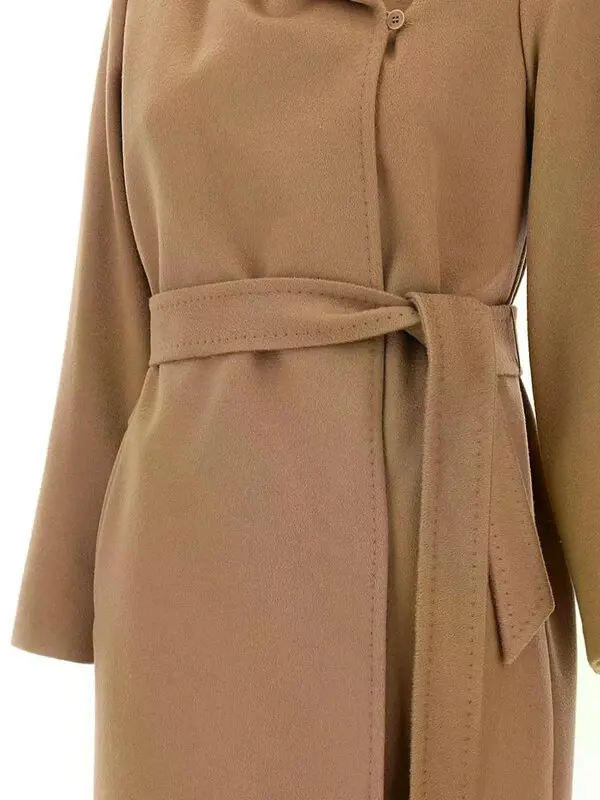 Max Mara Wool Double-breasted Coat - Brown