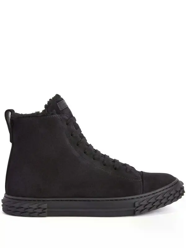 GIUSEPPE ZANOTTI Ecoblabber High-top Sneaker - Black