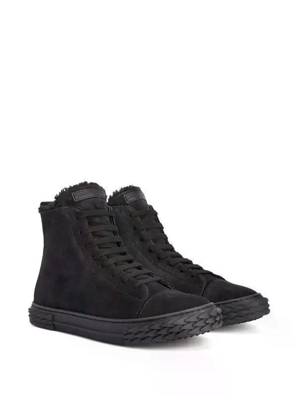 GIUSEPPE ZANOTTI Ecoblabber High-top Sneaker - Black