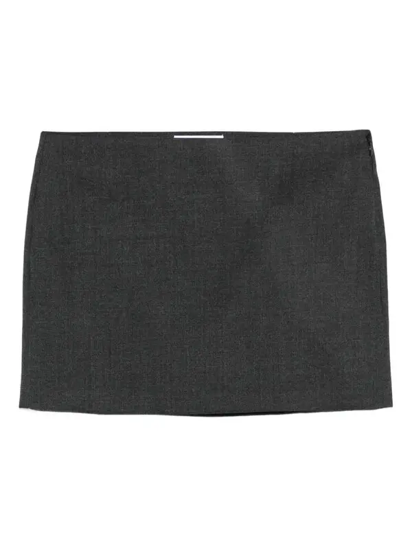 Givenchy Straight Wool Mini Skirt