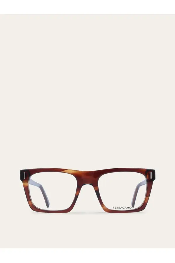 FERRAGAMO Rectangular Eyeglasses - Red