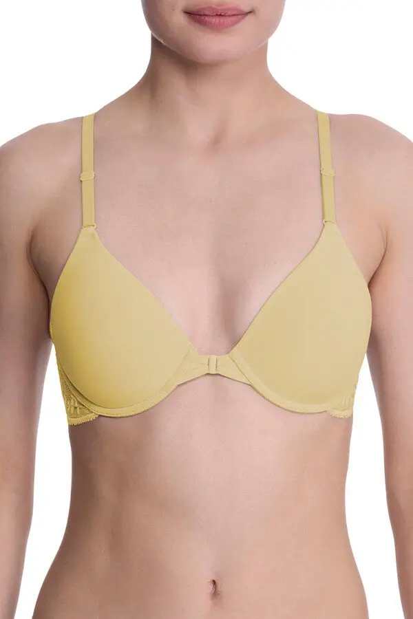 Natori Lush Front Close Contour Underwire Bra - Natural