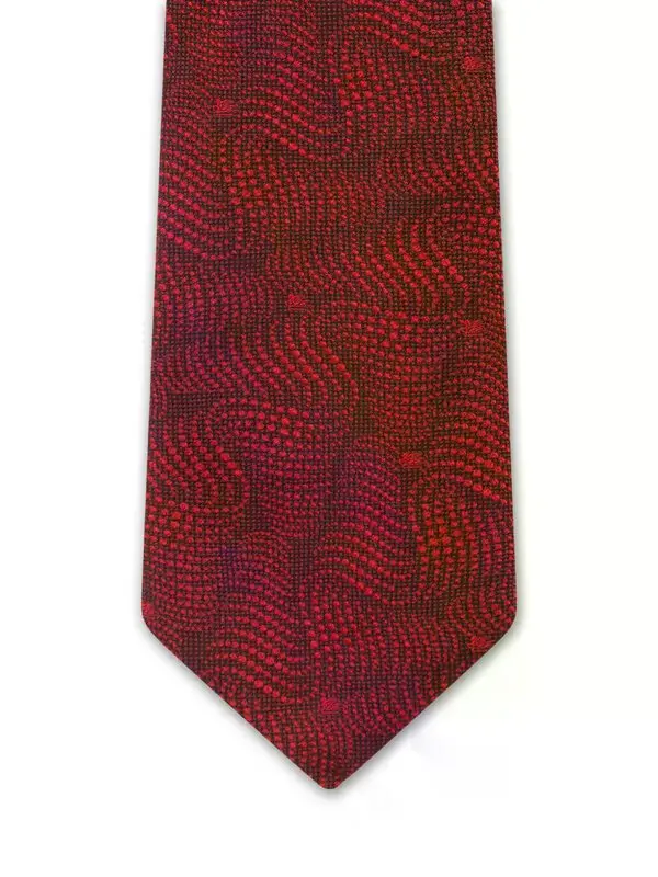 Etro Silk Swirl Pattern Neck Tie