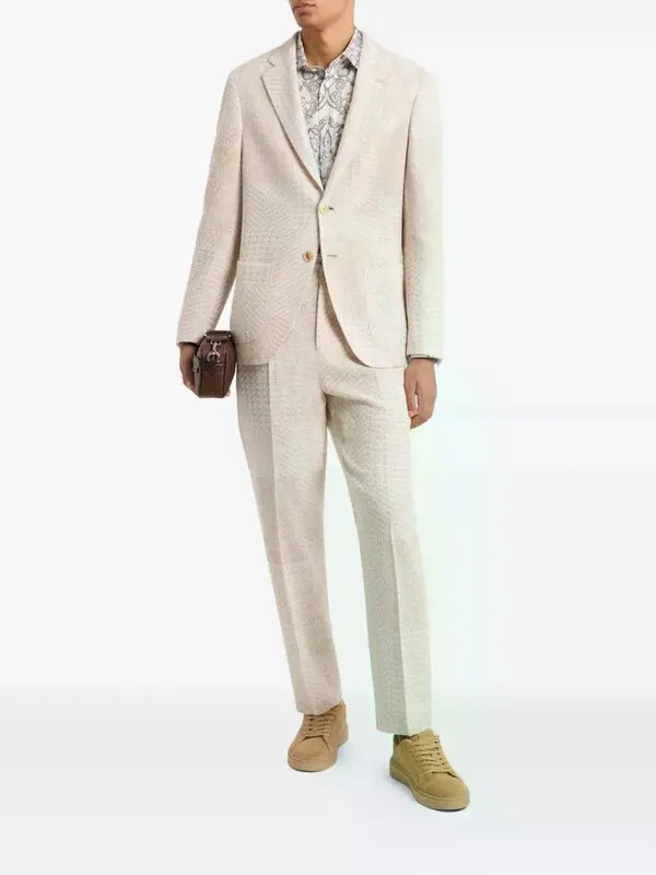 Etro Paisley-print Cotton Shirt - Neutrals