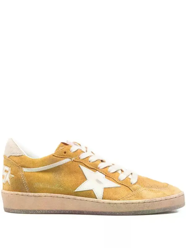 GOLDEN GOOSE Star-detail Suede Sneakers - Brown