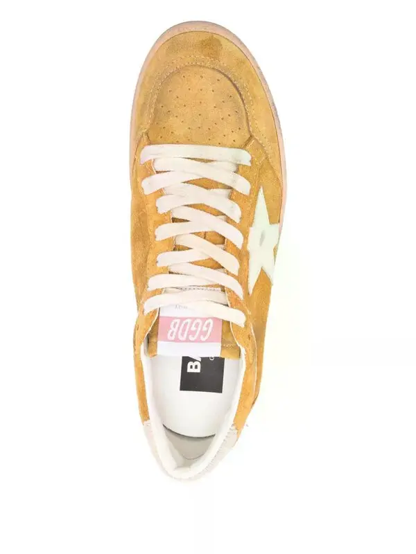 GOLDEN GOOSE Star-detail Suede Sneakers - Brown