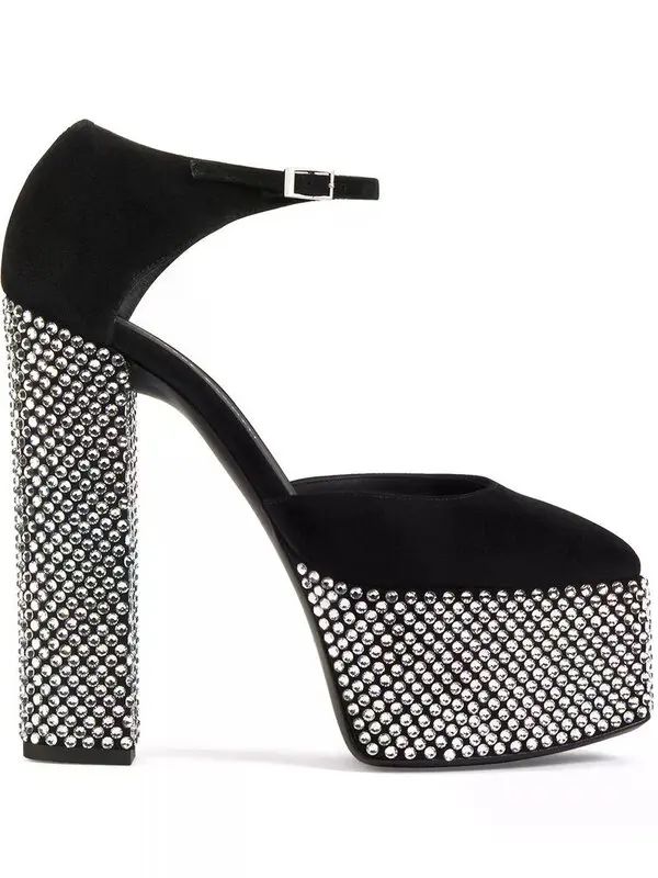 GIUSEPPE ZANOTTI Crystal-embellished Platform Sandals