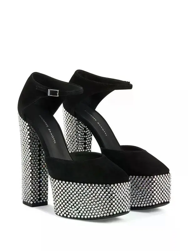 GIUSEPPE ZANOTTI Crystal-embellished Platform Sandals
