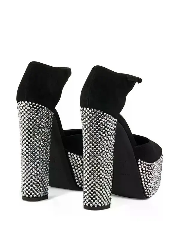 GIUSEPPE ZANOTTI Crystal-embellished Platform Sandals
