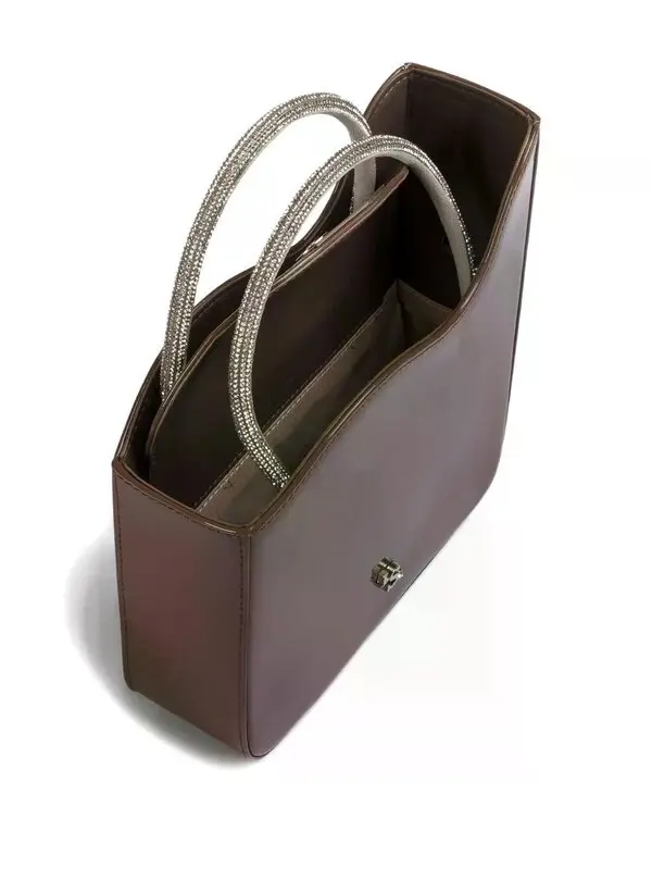 LE SILLA Ivy Crystal-embellished Wave Tote Bag - Brown