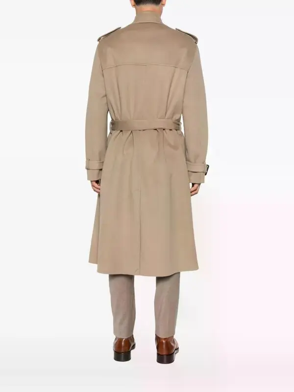Canali Belted Double-breasted Coat
