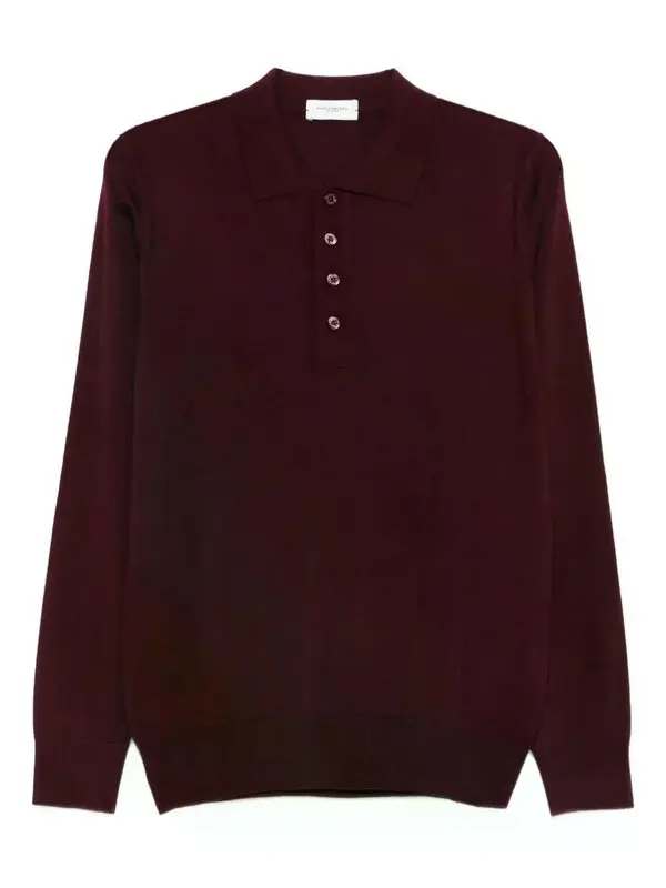 PAOLO PECORA Wool Polo Shirt