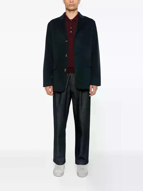 PAOLO PECORA Wool Polo Shirt