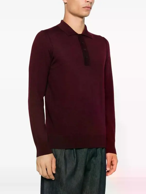 PAOLO PECORA Wool Polo Shirt