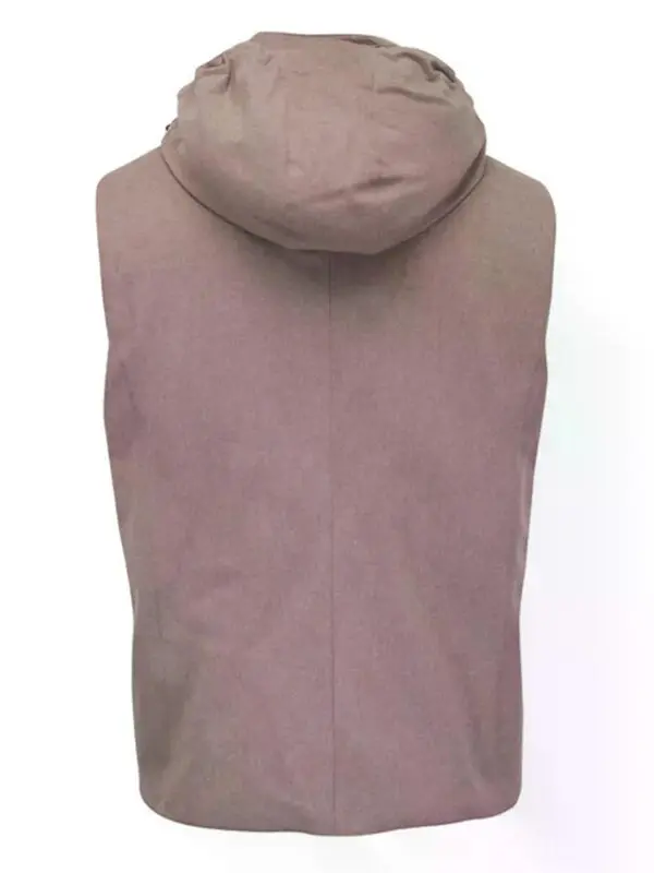 Brunello Cucinelli Hooded Gilet - Brown
