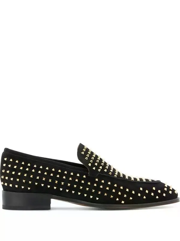 GIUSEPPE ZANOTTI Studded Suede Loafers