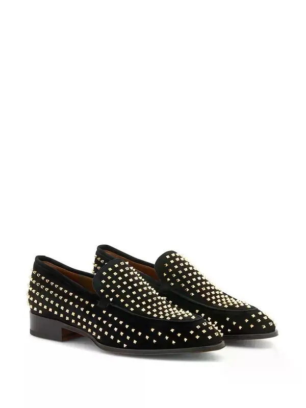 GIUSEPPE ZANOTTI Studded Suede Loafers