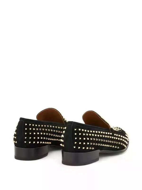 GIUSEPPE ZANOTTI Studded Suede Loafers