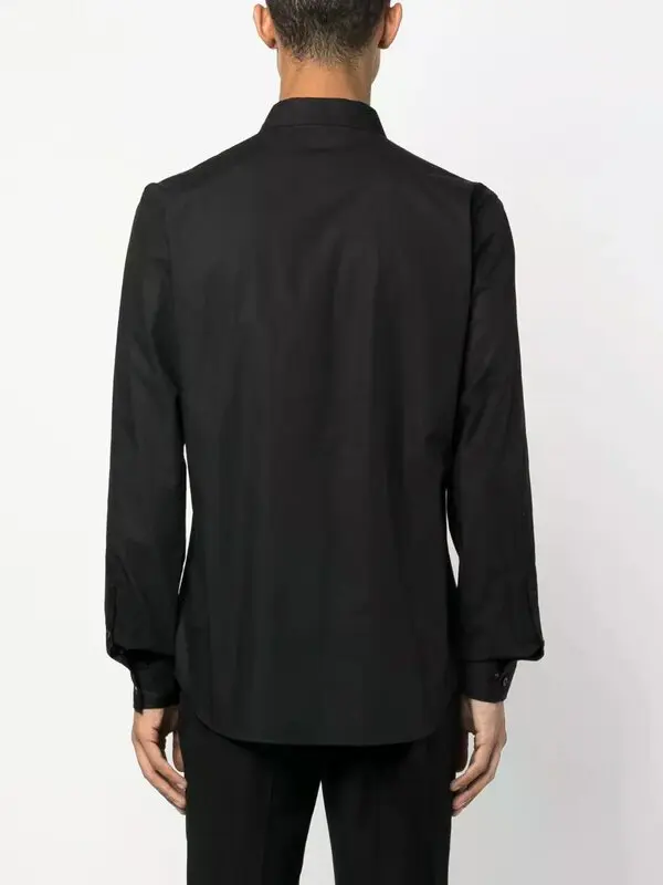 Versace Logo-print Cotton Shirt