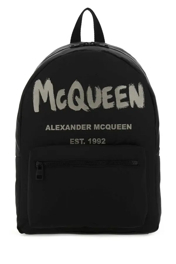 Alexander McQueen Metropolitan Backpack - Black