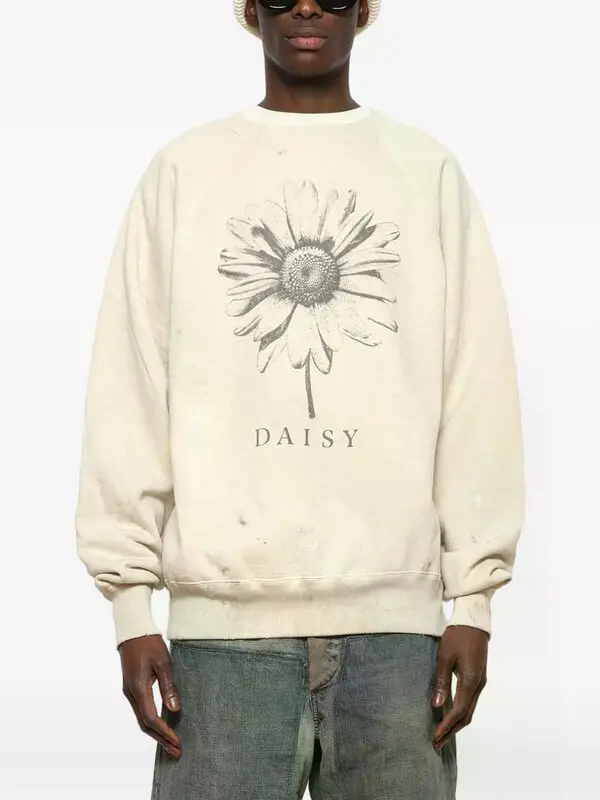 SAINT MXXXXXX Daisy-print Sweatshirt