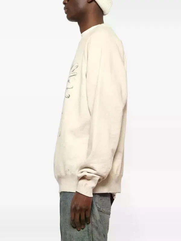 SAINT MXXXXXX Daisy-print Sweatshirt