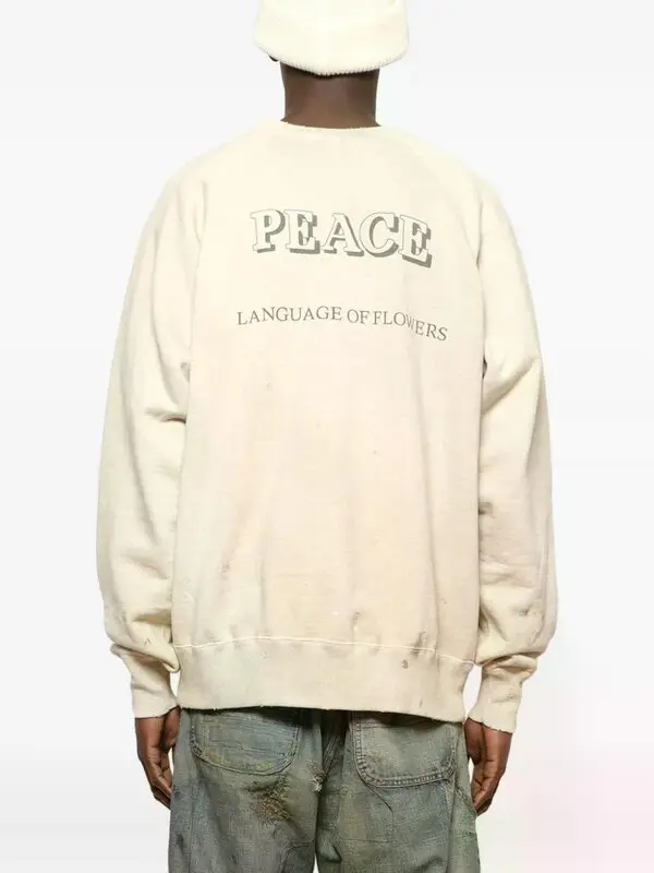 SAINT MXXXXXX Daisy-print Sweatshirt