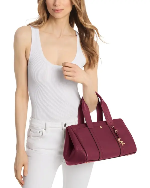 Michael Kors Romee Small East West Satchel - Mulberry