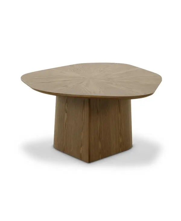 TOV FURNITURE Roche Ash Geometric Coffee Table - Brown