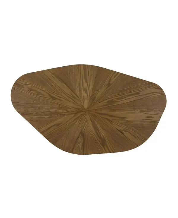 TOV FURNITURE Roche Ash Geometric Coffee Table - Brown