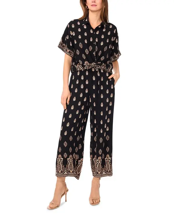 Vince Camuto Printed Oversized Shirt