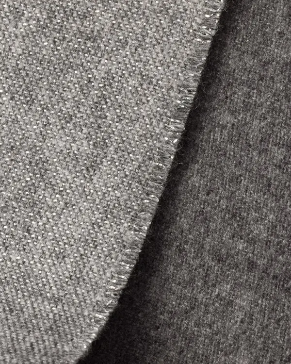 Prada Jacquard Evening Silk, Cashmere And Lurex Scarf - Silver