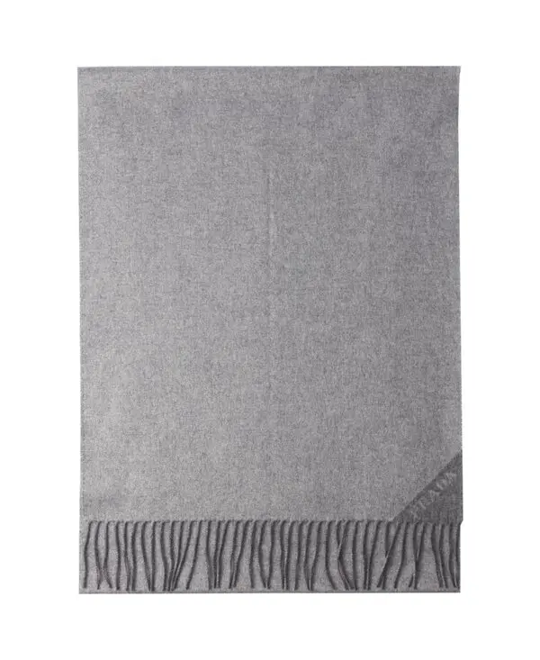 Prada Jacquard Evening Silk, Cashmere And Lurex Scarf - Silver