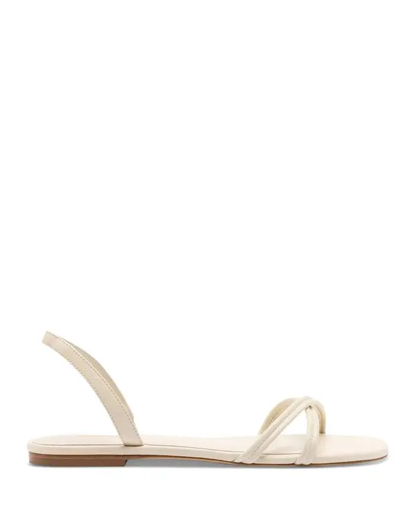 Larroude Annie Criss-cross Sandals - Ivory