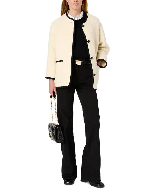 Gerard Darel Mireille Contrast Edge Jacket