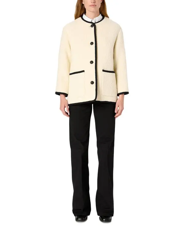 Gerard Darel Mireille Contrast Edge Jacket
