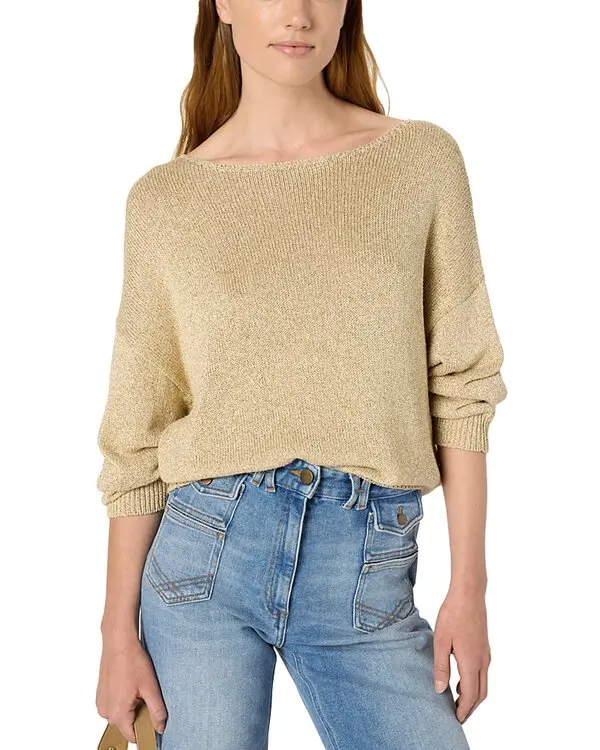 Gerard Darel Elianna Metallic Sweatshirt