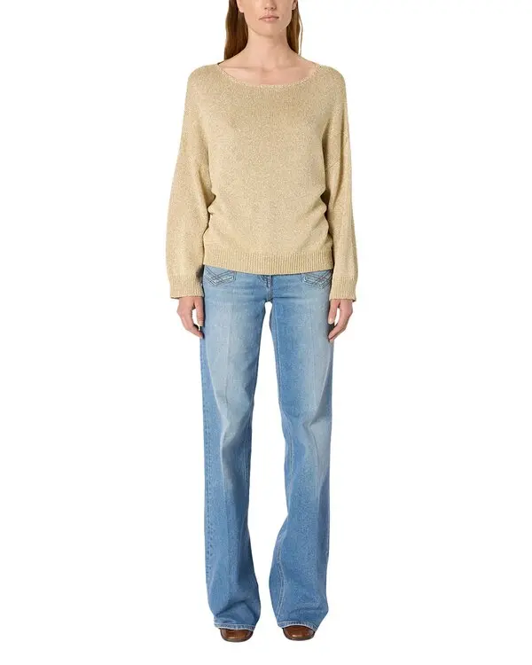 Gerard Darel Elianna Metallic Sweatshirt