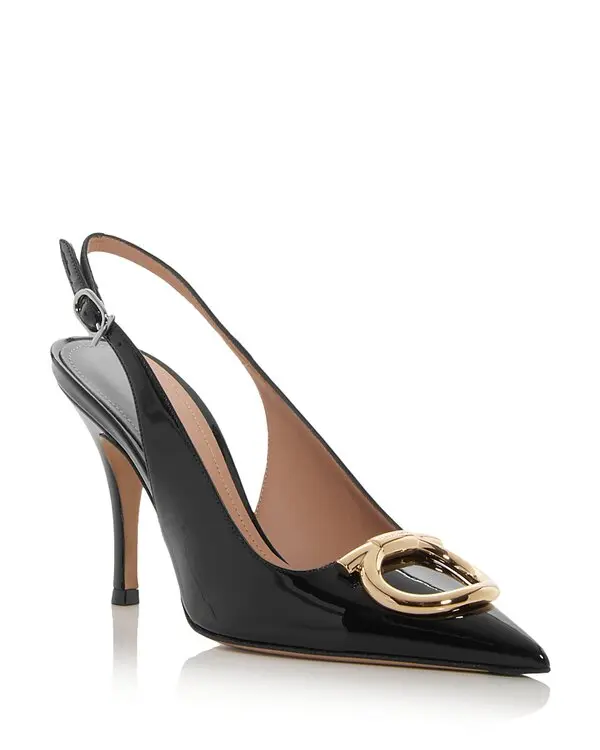 FERRAGAMO Sara Slingback Pumps - Nero