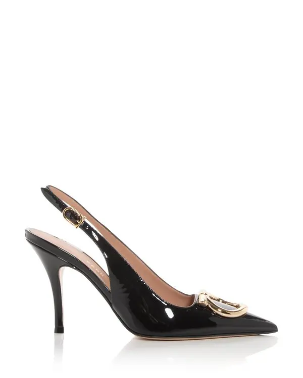 FERRAGAMO Sara Slingback Pumps - Nero
