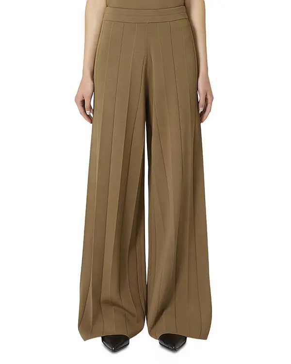 Max Mara Lama Wide Leg Knit Pants