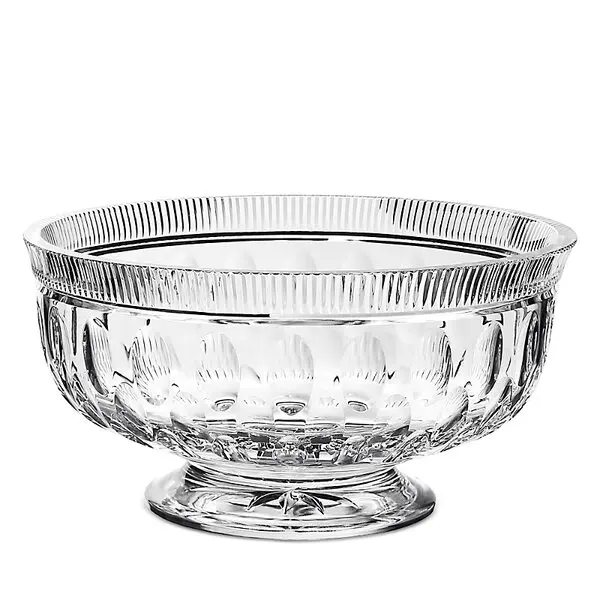 WILLIAM YEOWARD CRYSTAL Kathleen Footed Bowl 12 - Clear