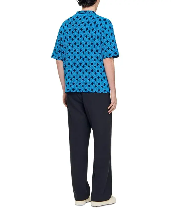Sandro Textured Shirt - Turquoise