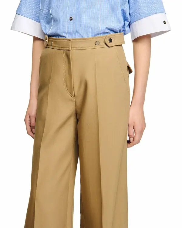 Sandro Wide Leg Pants