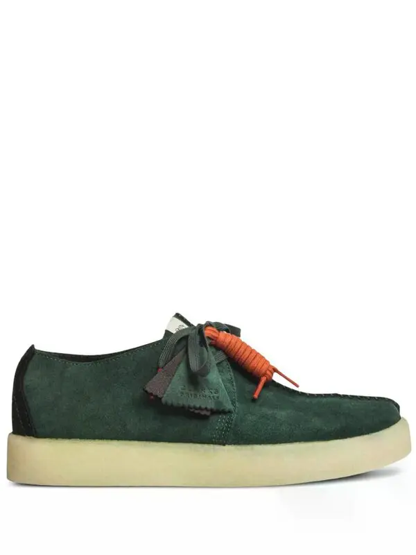 Clarks Trek Mid Suede Desert Boots - Green