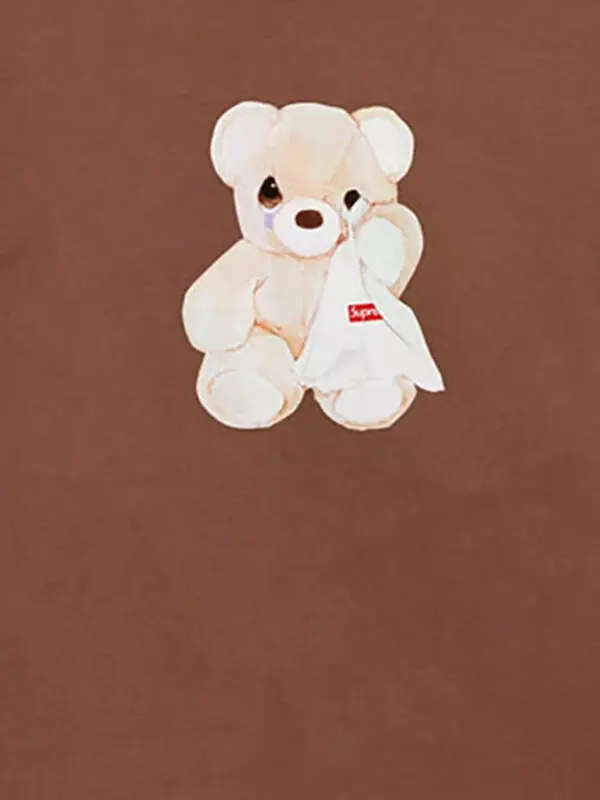 Supreme Bear-print T-shirt - Brown