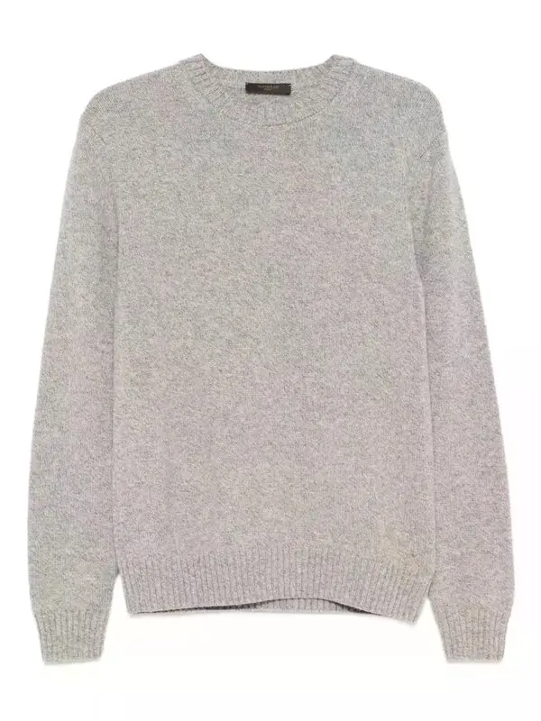 ZANONE Crew-neck Wool Sweater - Grey