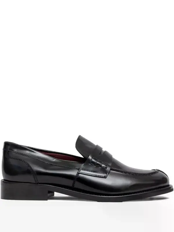 SOMMET Penny-strap Leather Loafers